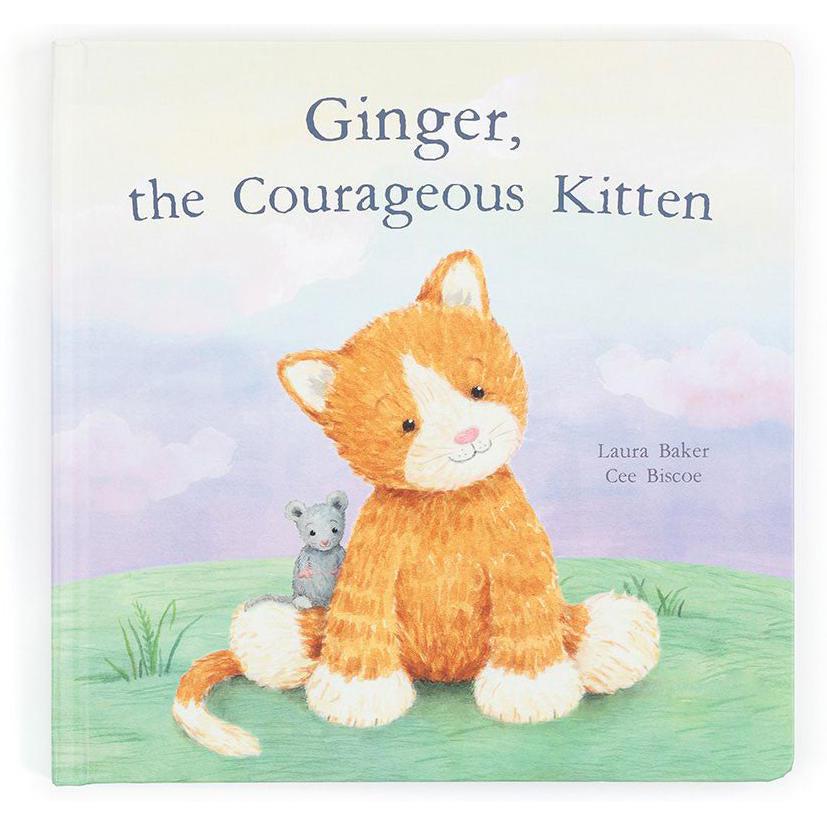 Jellycat Ginger, the Courageous Kitten Book – Storkland & Kids Too!