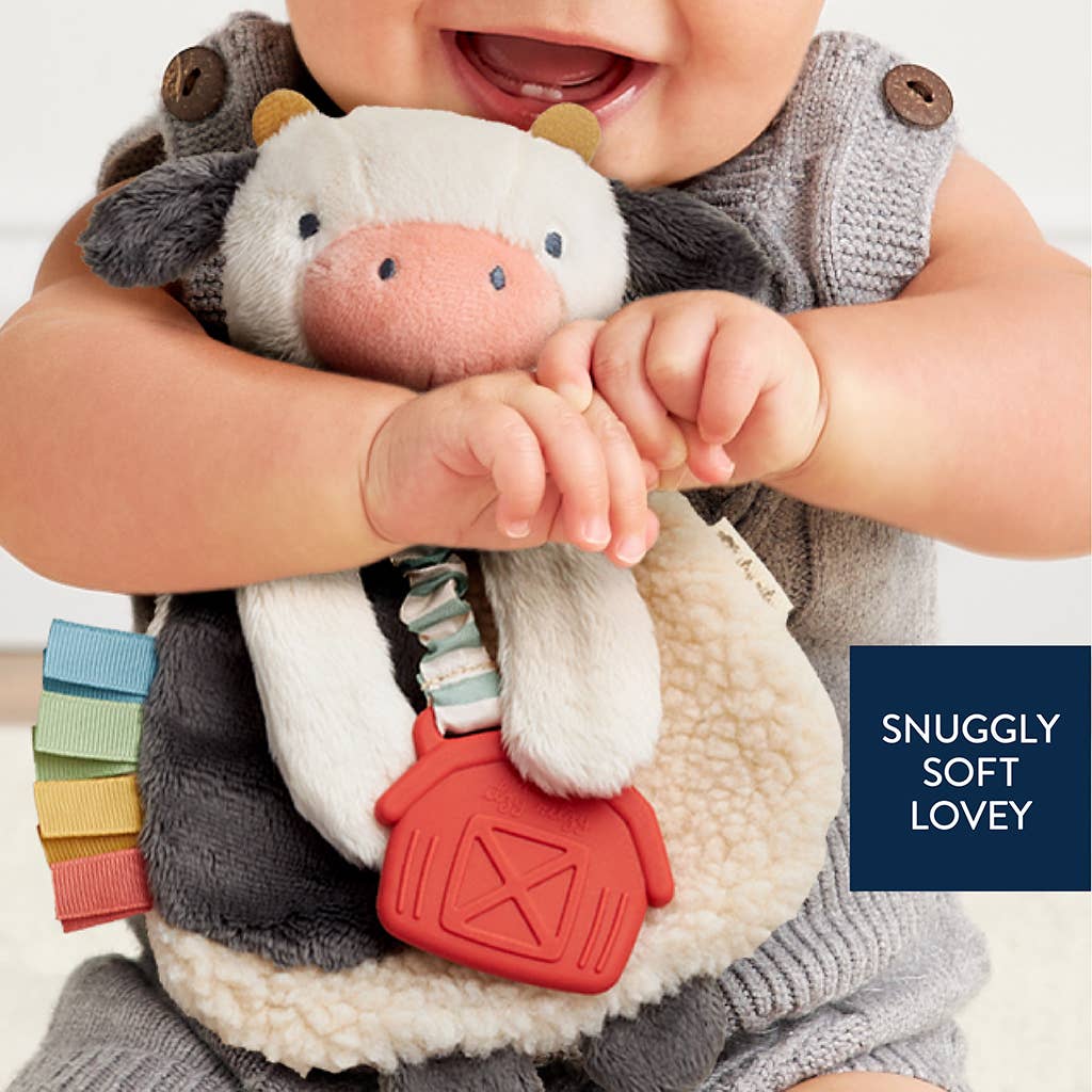 Itzy Ritzy Cow Itzy Friends Lovey™ Plush – Storkland & Kids Too!