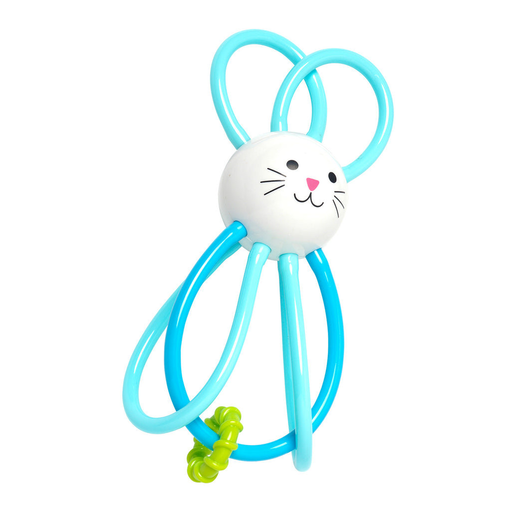 Manhattan Toy Zoo Winkle Bunny Teether Blue – Storkland & Kids Too!