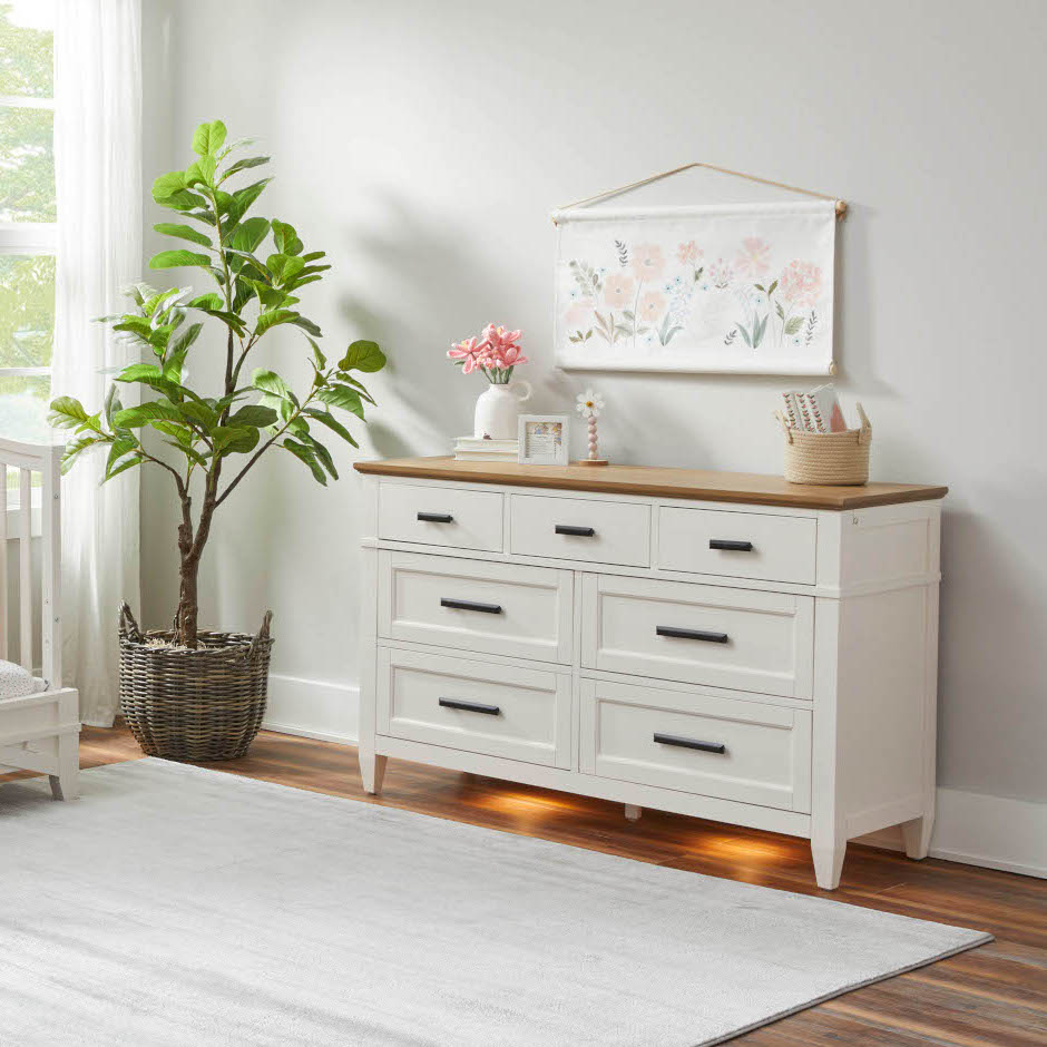 Parker House Artisan 7-Drawer Dresser with Lights – Storkland & Kids Too!