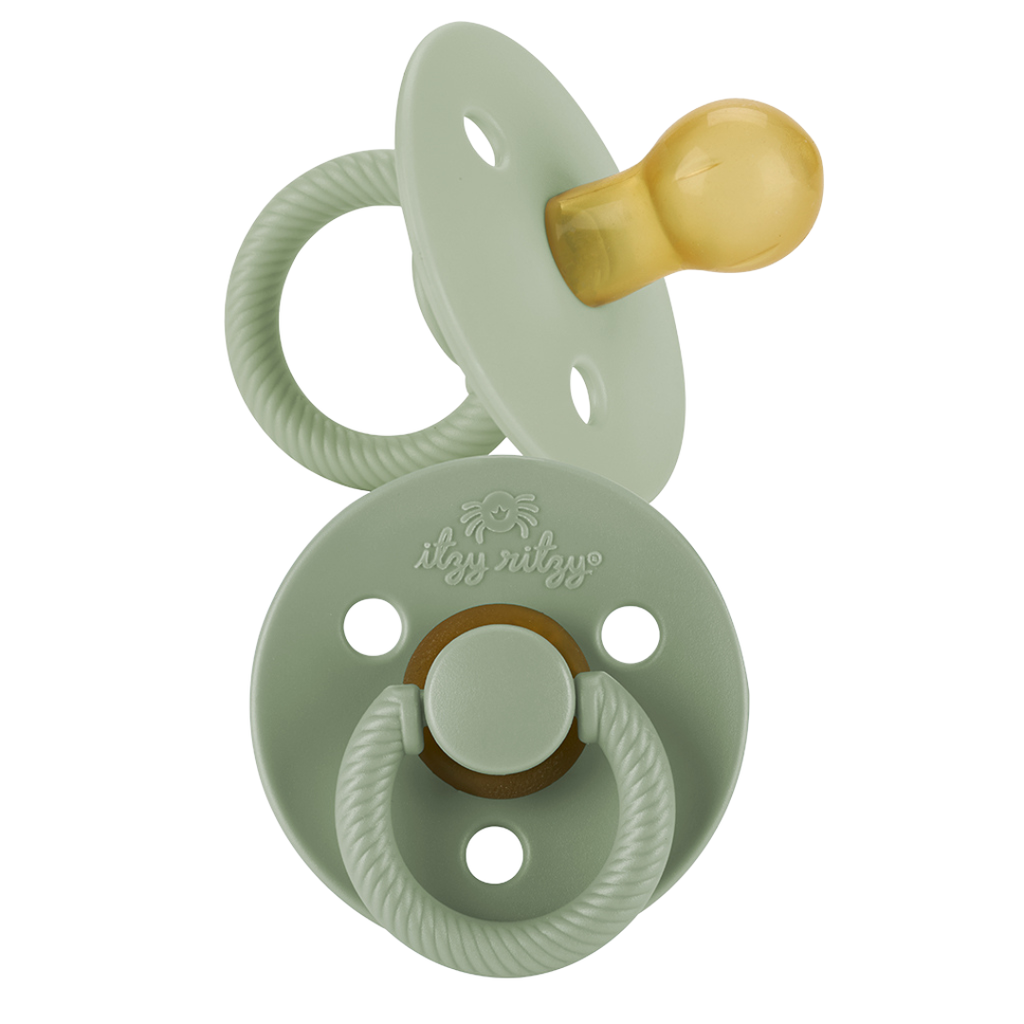 Itzy Ritzy Itzy Soother Natural Rubber Paci Sets: Succulent + Agave 6 ...