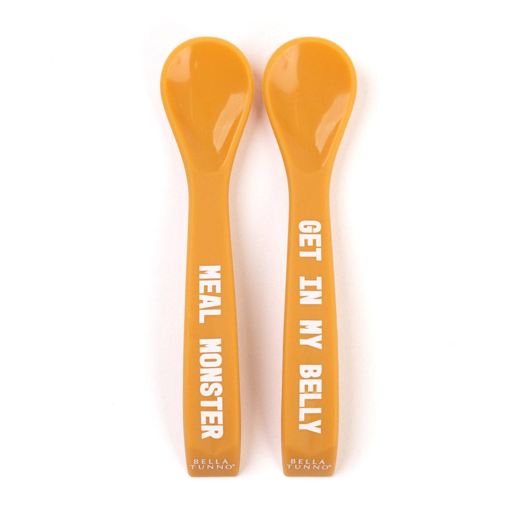 Bella Tunno Meal Monster Get in Belly Wonder Spoon Set: Orange ...