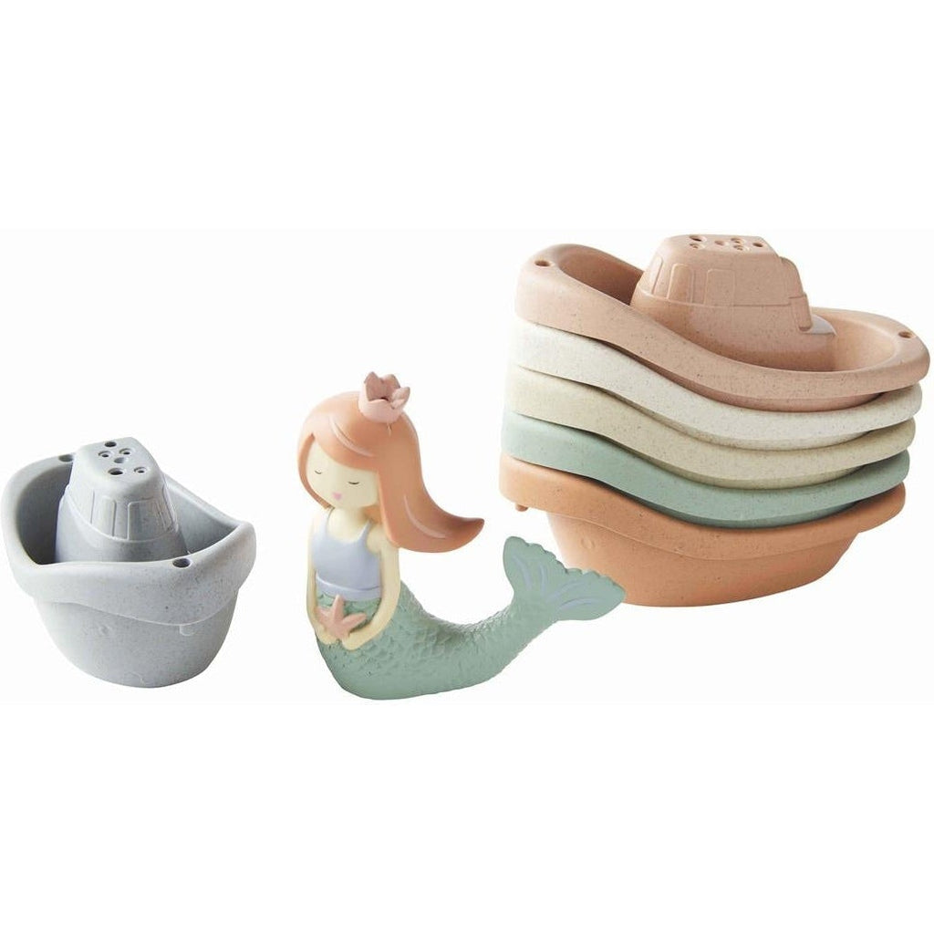 Mud Pie Mermaid Stacking Boat Toy Set – Storkland & Kids Too!