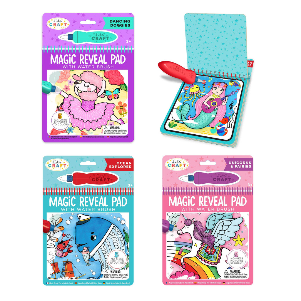 Bright Stripes Magic Reveal Pads - Unicorns, Mermaids or Dance ...