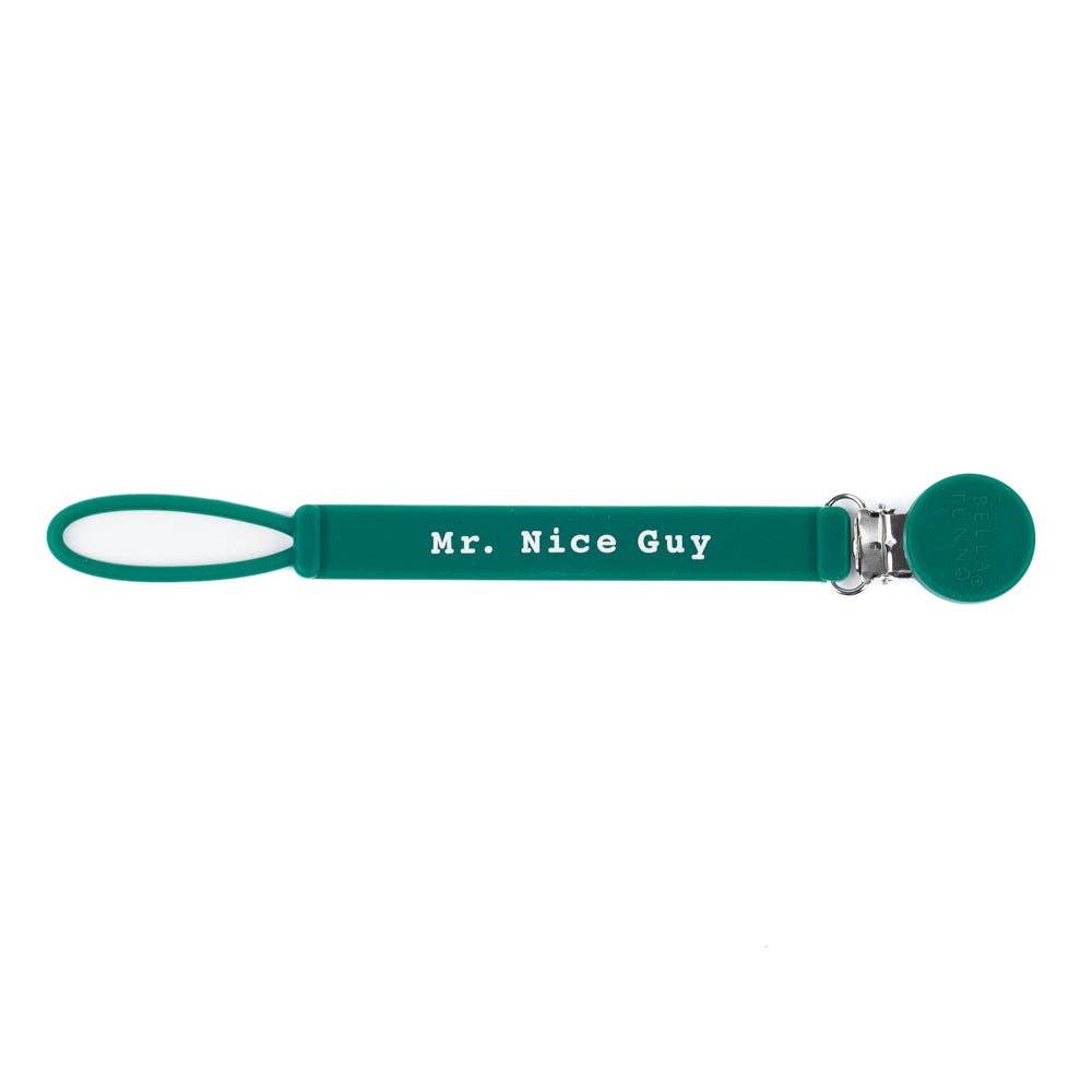 Bella Tunno Mr. Nice Guy Pacifier Clip – Storkland & Kids Too!